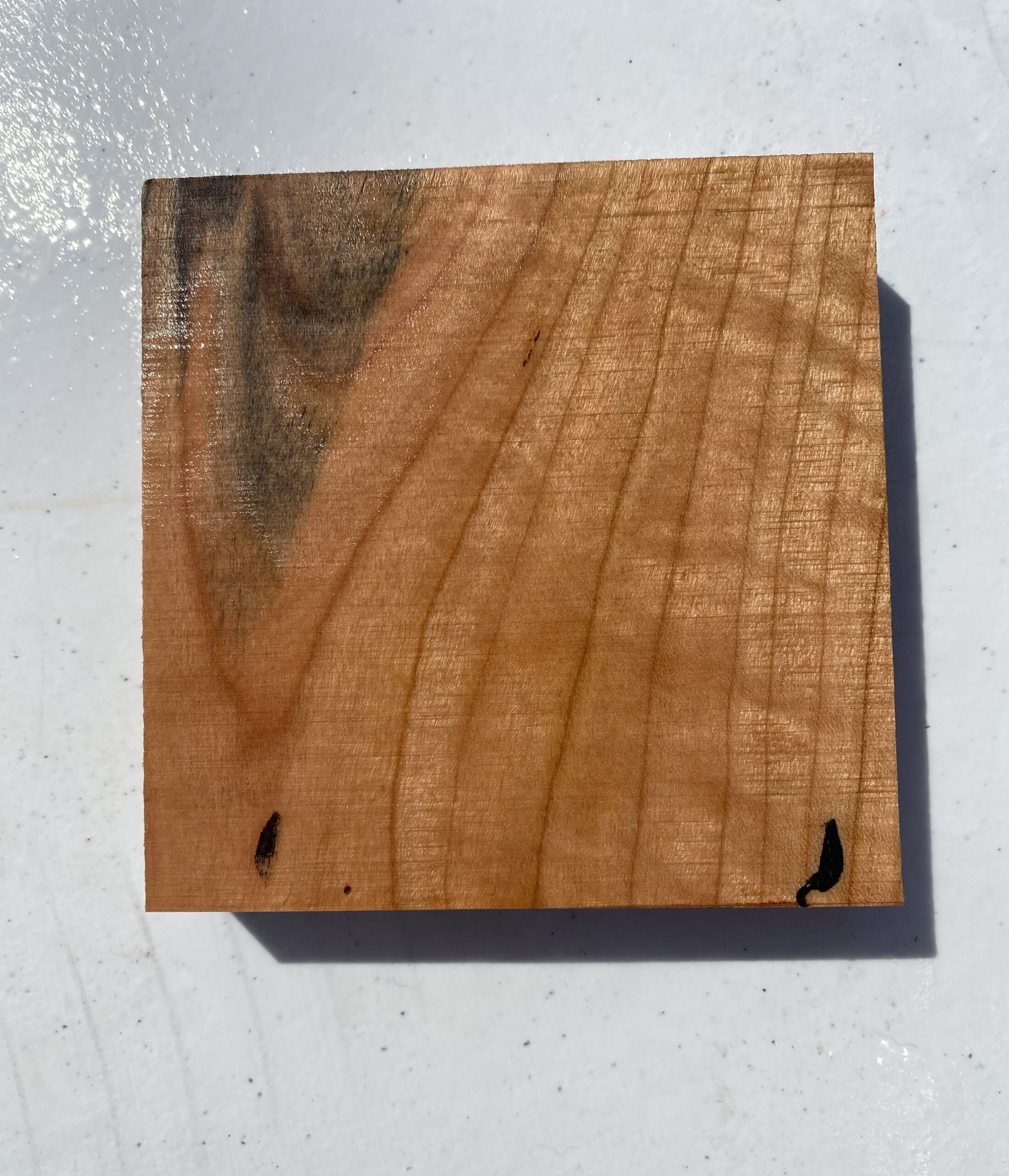 Cherry 4″x4″x1″ Pot Call - Ghost Logging