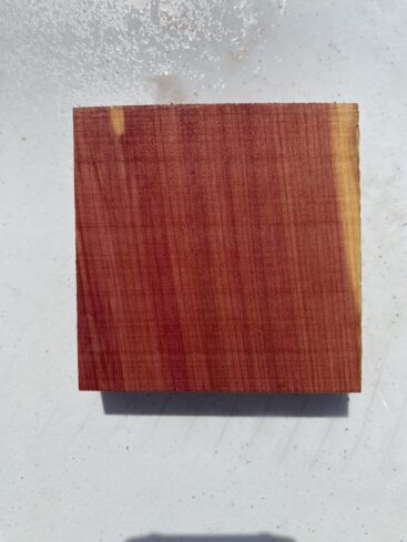 Red Cedar Quarter Sawn 4″x4″x1″ Pot Call - Ghost Logging