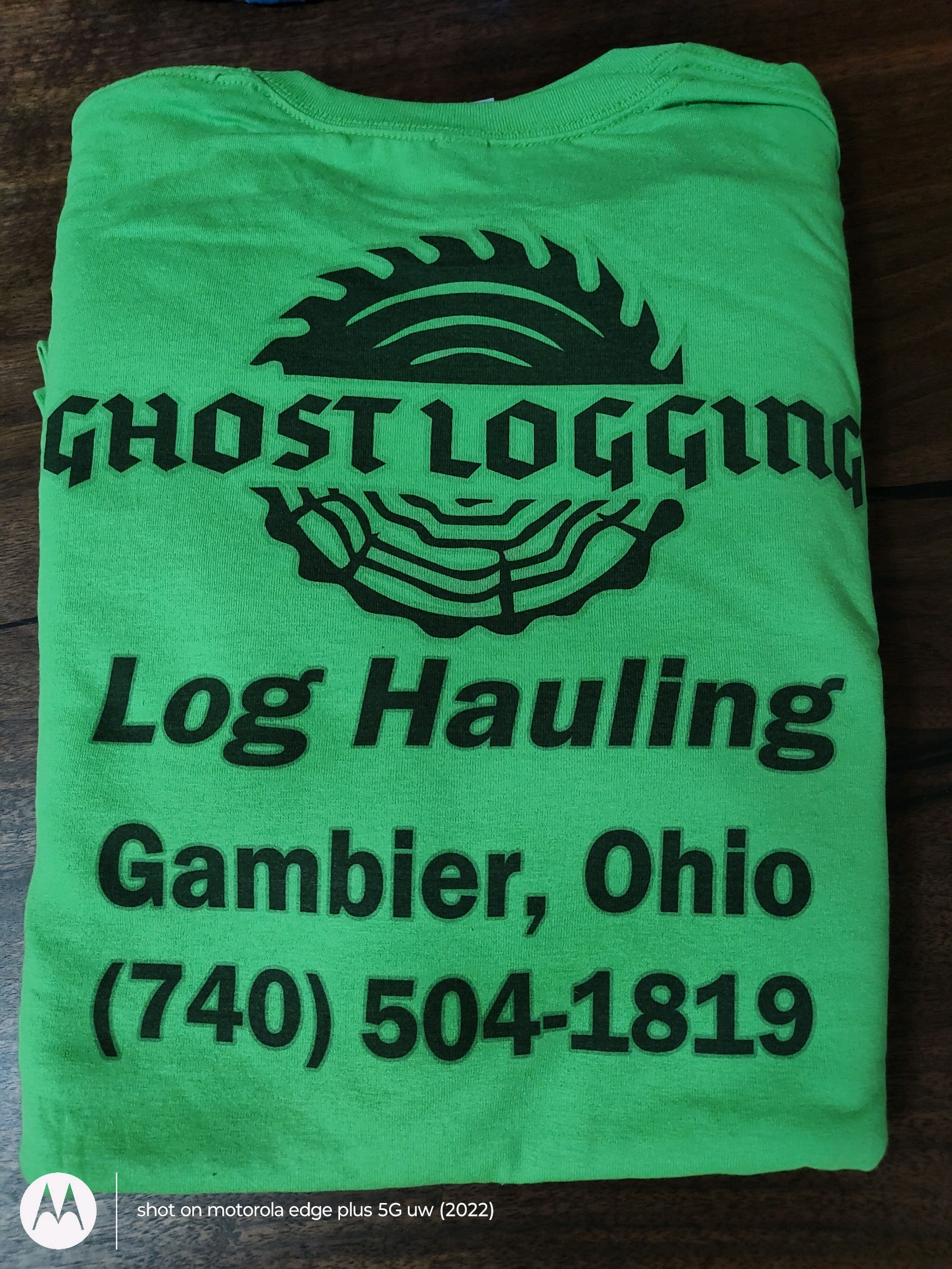 Ghost Logging “Log Hauling” Cotton T-Shirt - Ghost Logging